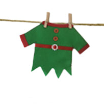 Elf Clothesline Garland – Just Because Christmas